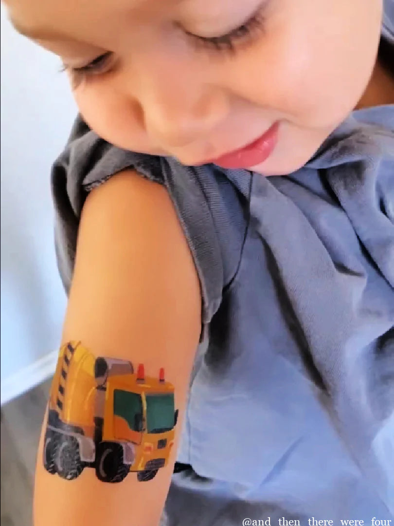 construction crane tattoos